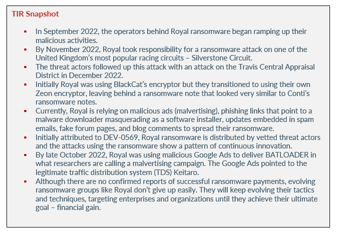 Everything You Need to Know About Royal Ransomware