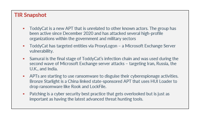 An In-Depth Look at Chinese APT ToddyCat