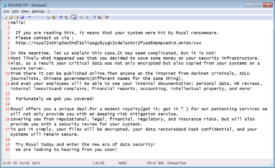 Everything You Need to Know About Royal Ransomware