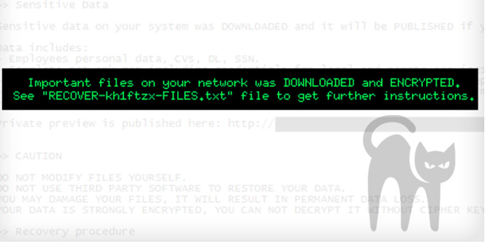 BlackCat Ransomware & Triple Extortion (Analysis & Tactics)